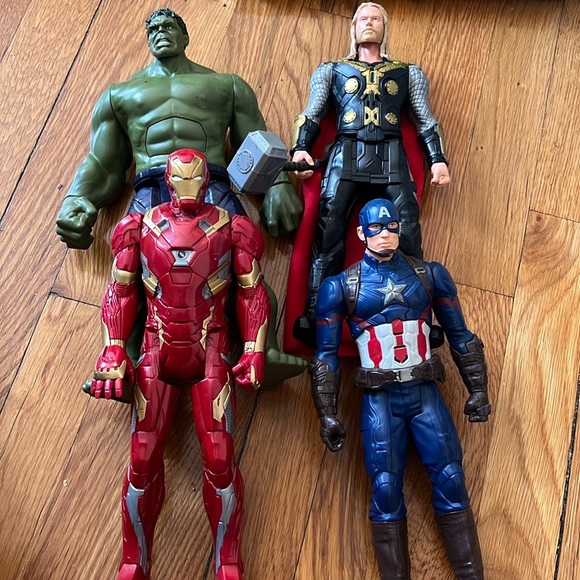 Marvel | Toys | 4 Talking Disney Marvel Avengers Characters Some Signs ...